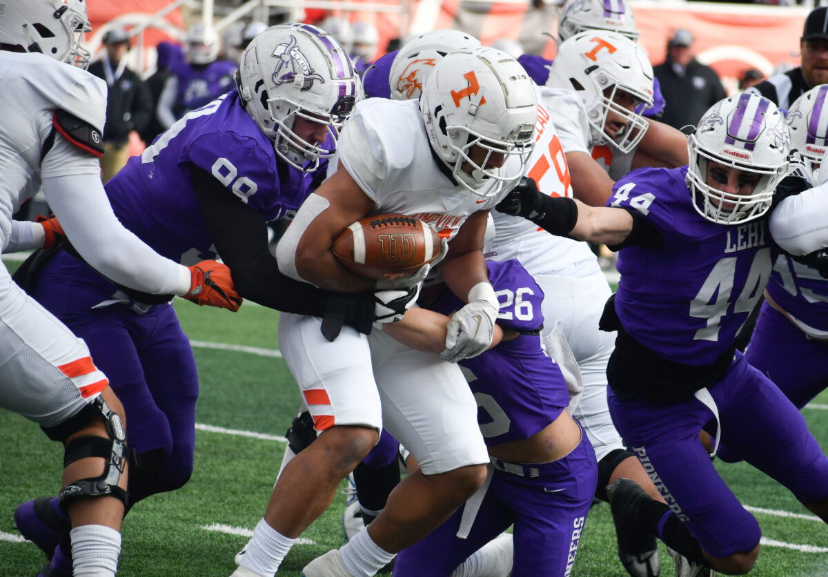 Lehi tops Timpview 29-23 in epic triple OT 5A championship game | News ...